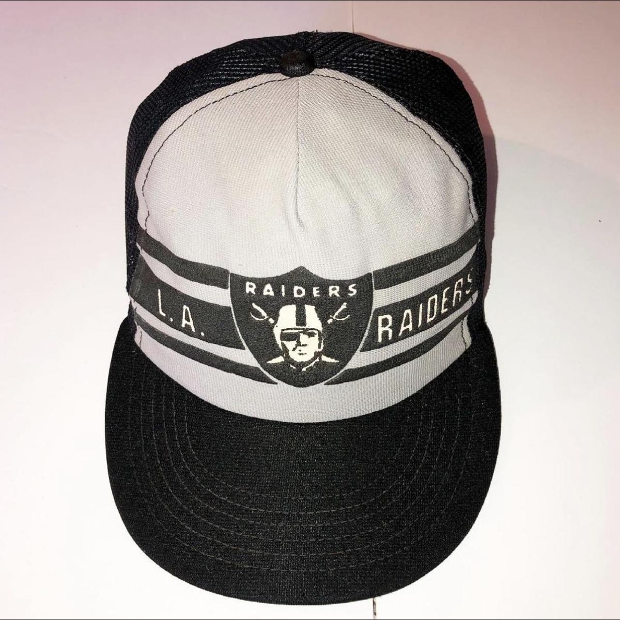Vintage LA raiders trucker hat - Depop