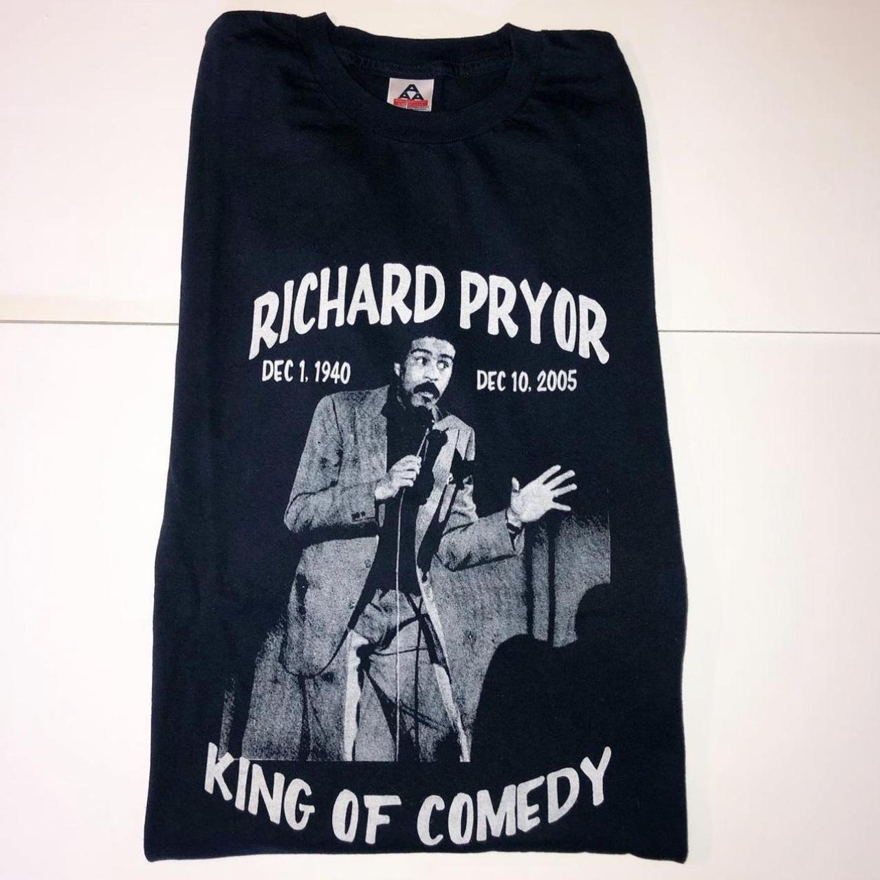 Vintage Richard Pryor black and white t shirt King. Depop