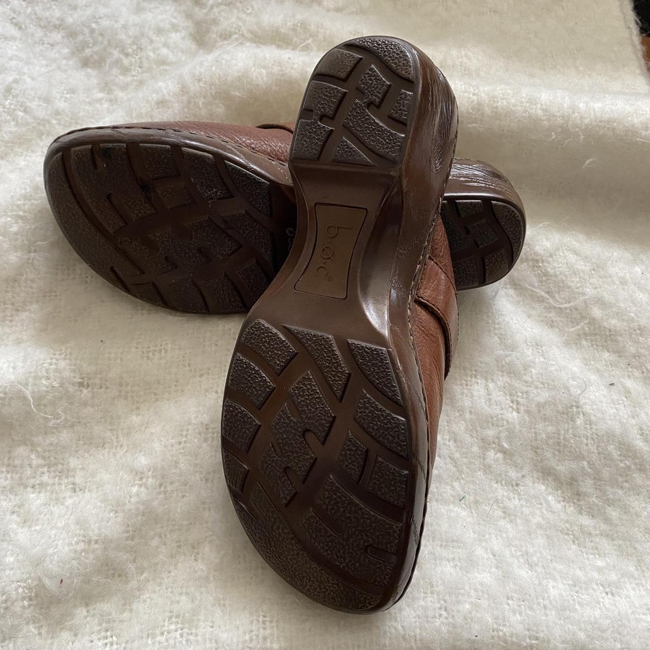 🪰🤎 Born Concept ~ B.o.c. leather (upper) clogs. Side... - Depop