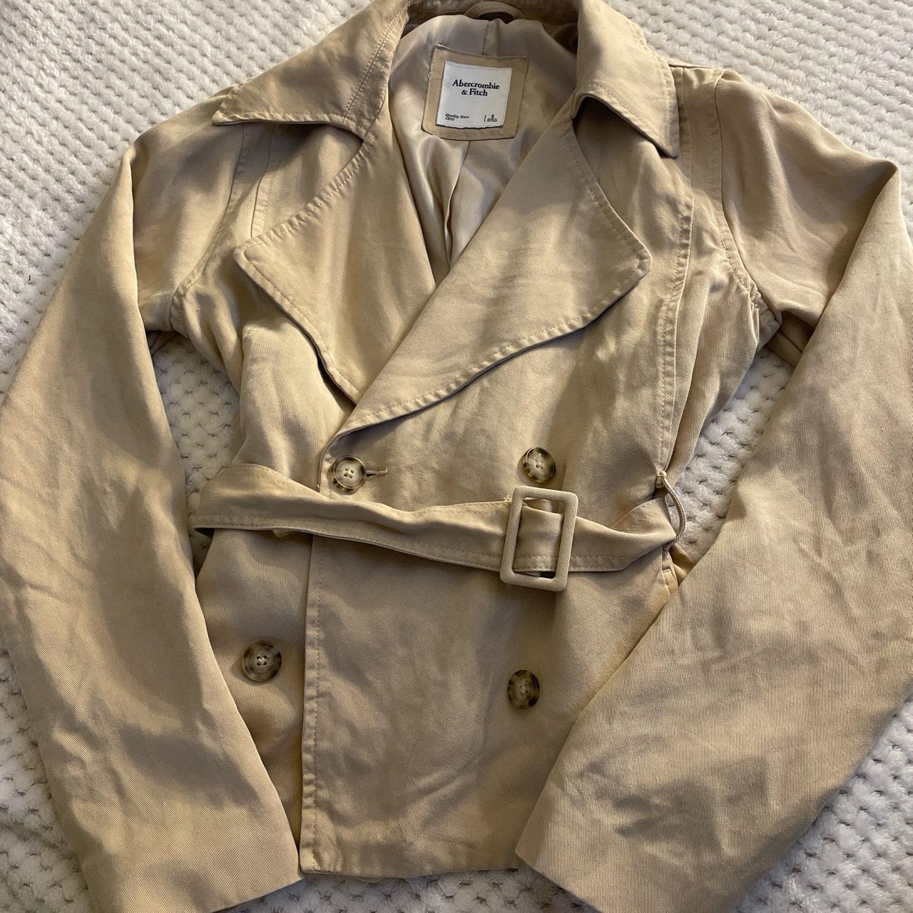 Abercrombie & Fitch Duster/Trench Jacket, size... - Depop