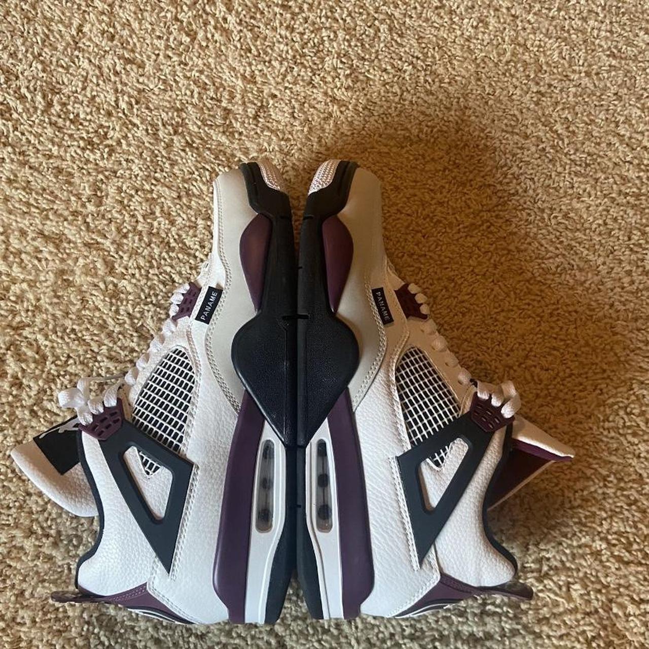 Jordan 4 psg no box like new barely worn, r3ps size 12 - Depop