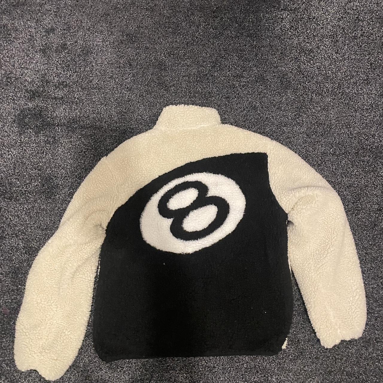 Stussy 8 ball reversible fleece, size L Very good... - Depop