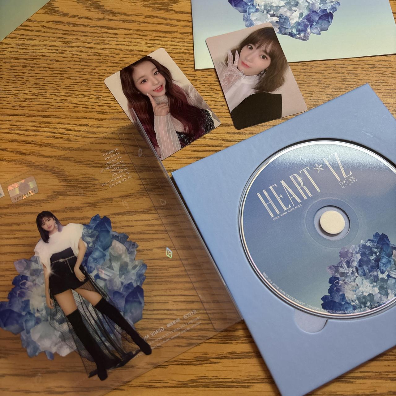 IZ*ONE Heart*iz album (sapphire) - comes with all... | Depop