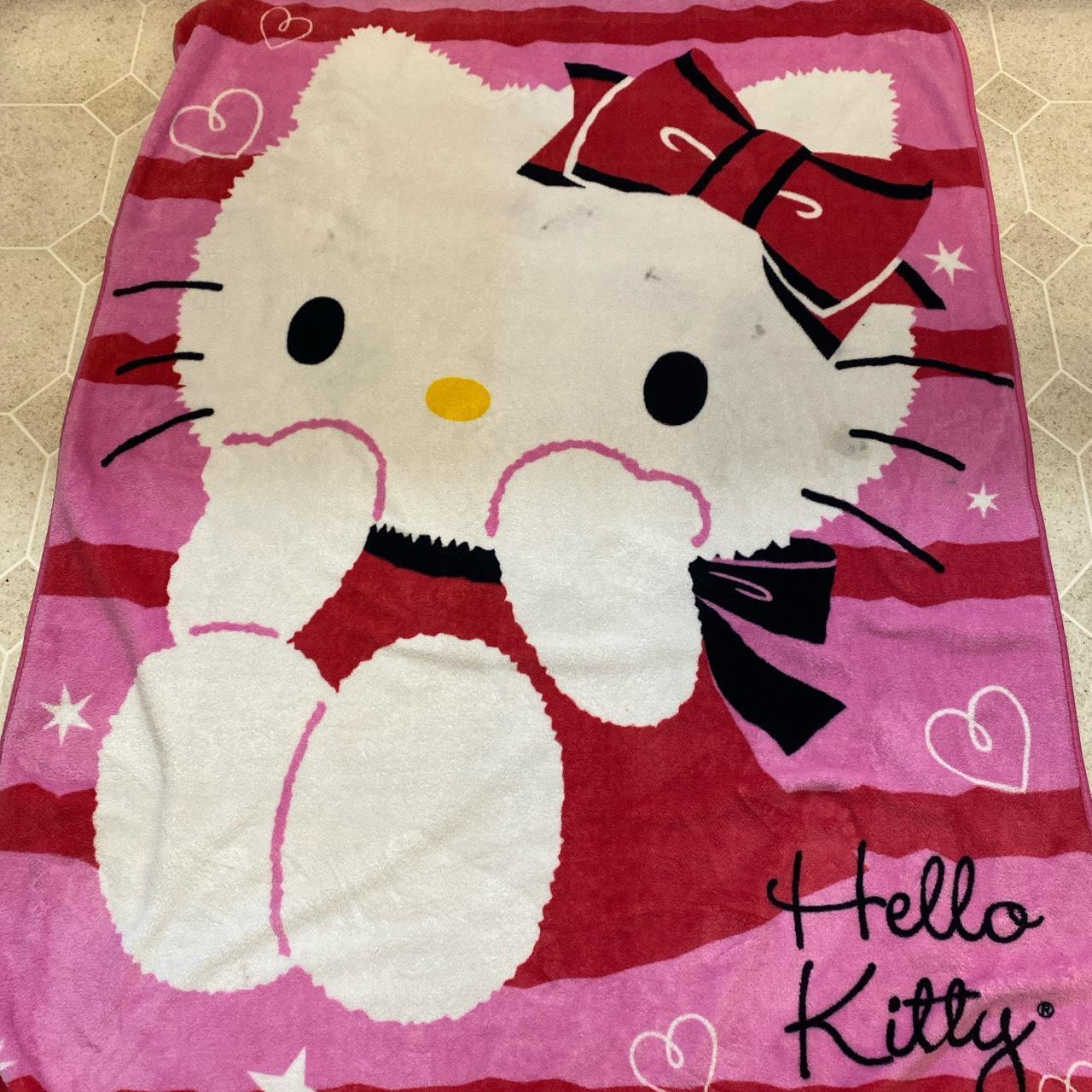 Vintage hello kitty blanket/tapestry - Depop