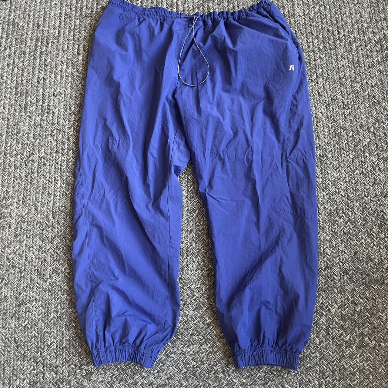Fielder Bonobos blue joggers supper sick track pants... | Depop