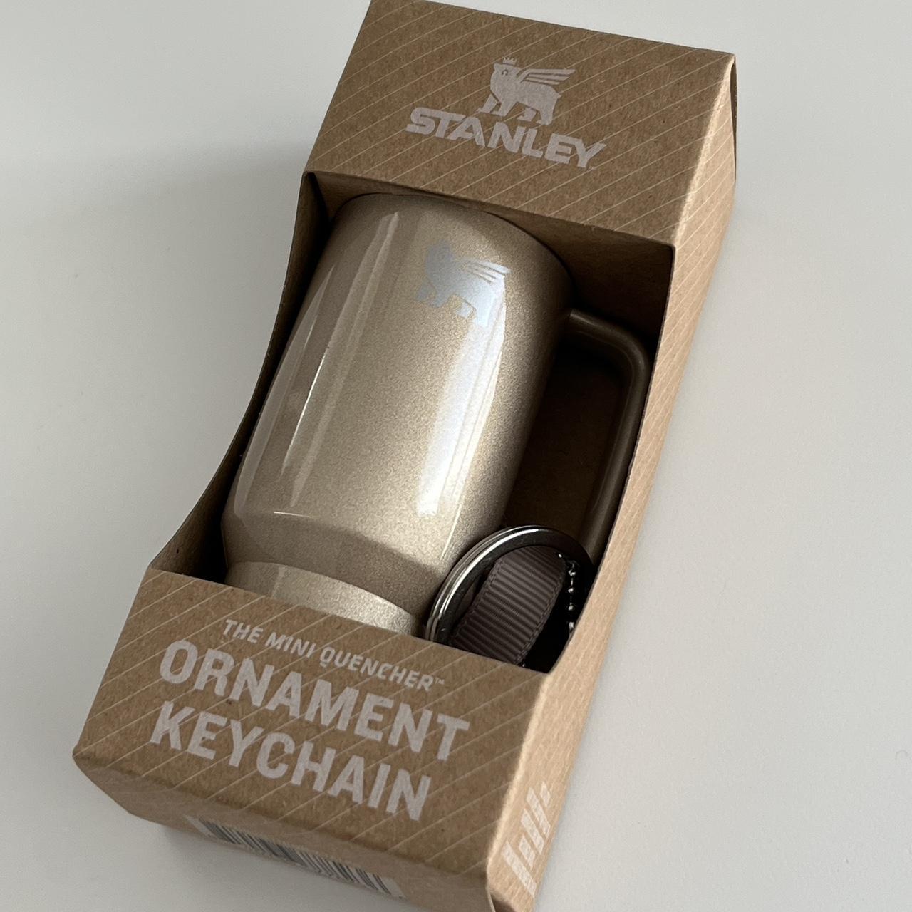 Gold Stanley ornament keychain (mini quencher) Brand... - Depop