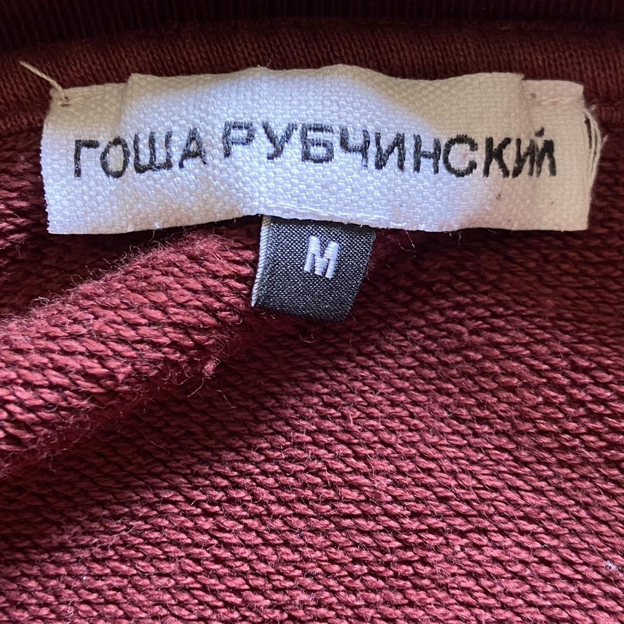Gosha Rubchinskiy crew neck, medium, hardly worn,... - Depop