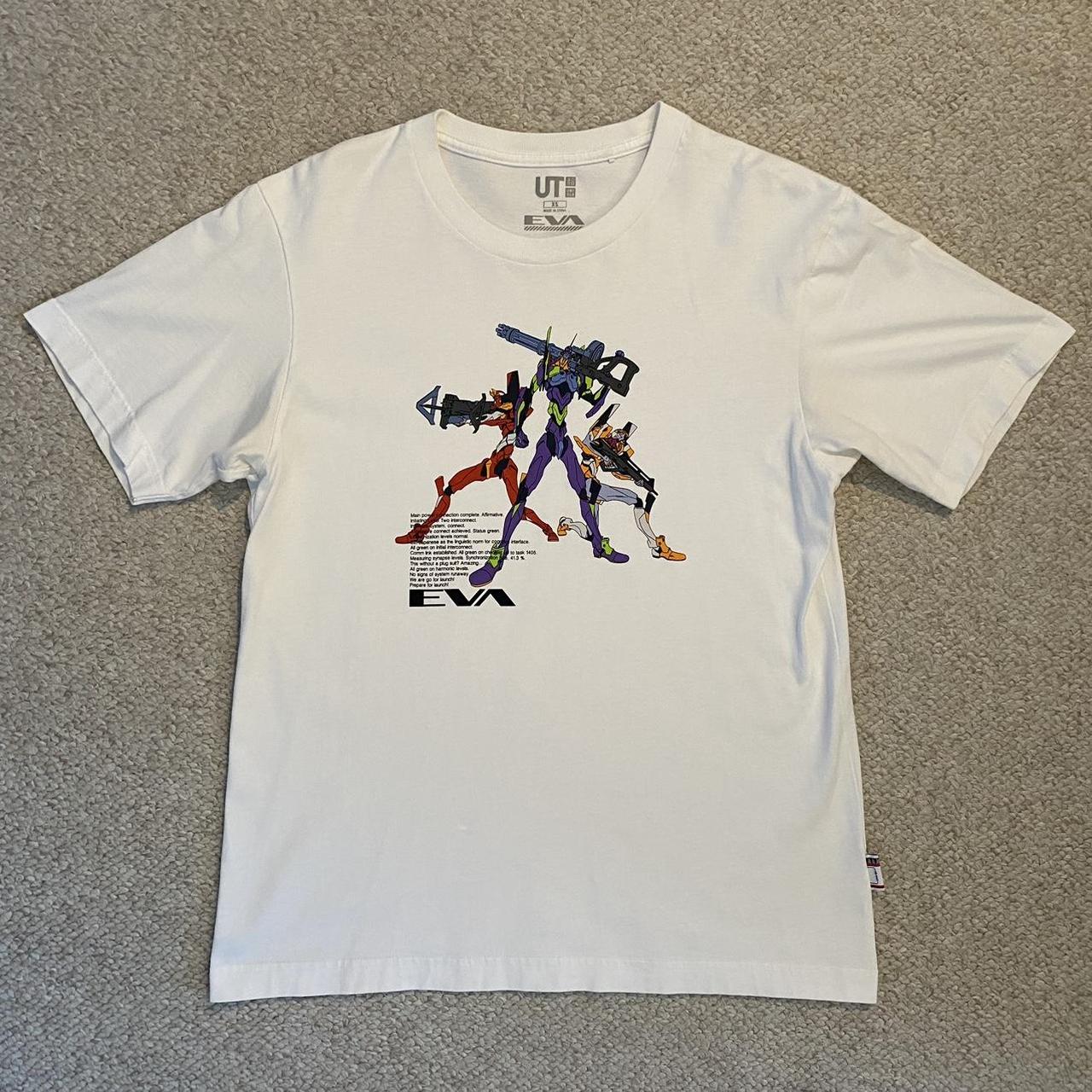 uniqlo neon genesis evangelion, mens size xs - Depop