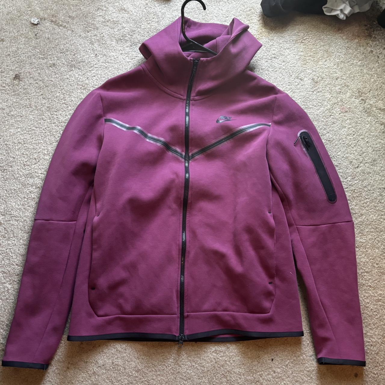 Nike purple tech fleece hoodie #NikeTechFleece | Depop