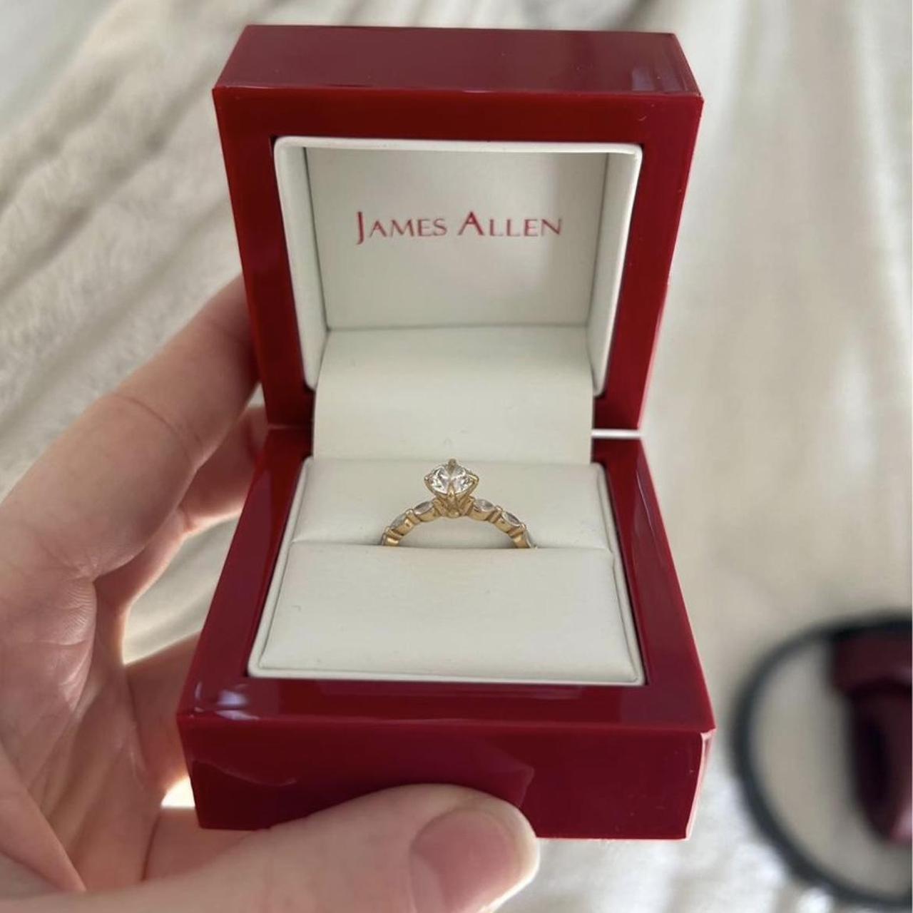 James official Allen diamond engagement purchase