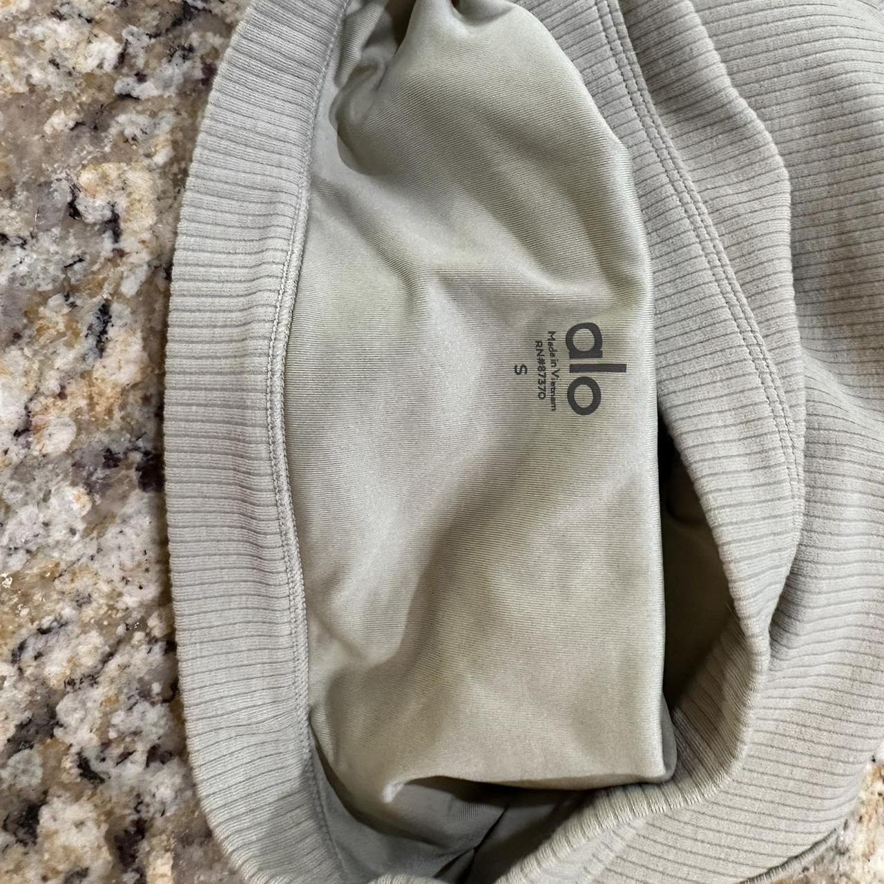 Alo Wellness Bra. Soft but substantial ribbed fabric... - Depop