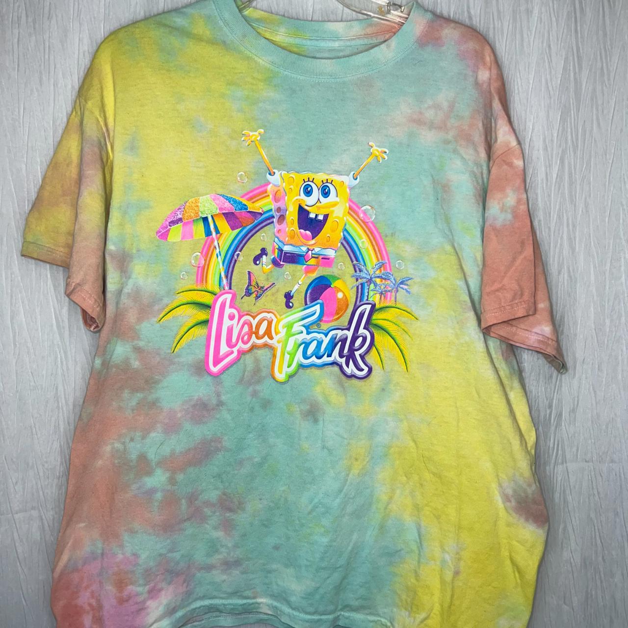 lisa frank spongebob shirt - Depop