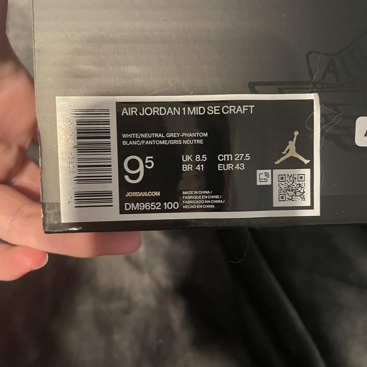 Jordan 1 Mid SE Craft “Inside Out” size: 9.5 just... - Depop