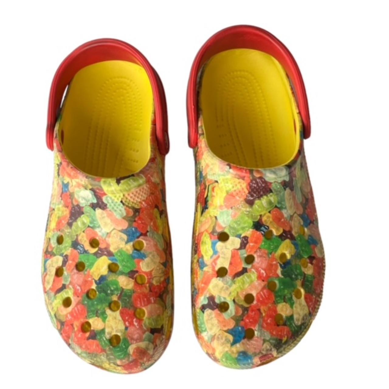 Crocs Unisex Artist's Paint Pallette Graphic Clog... - Depop
