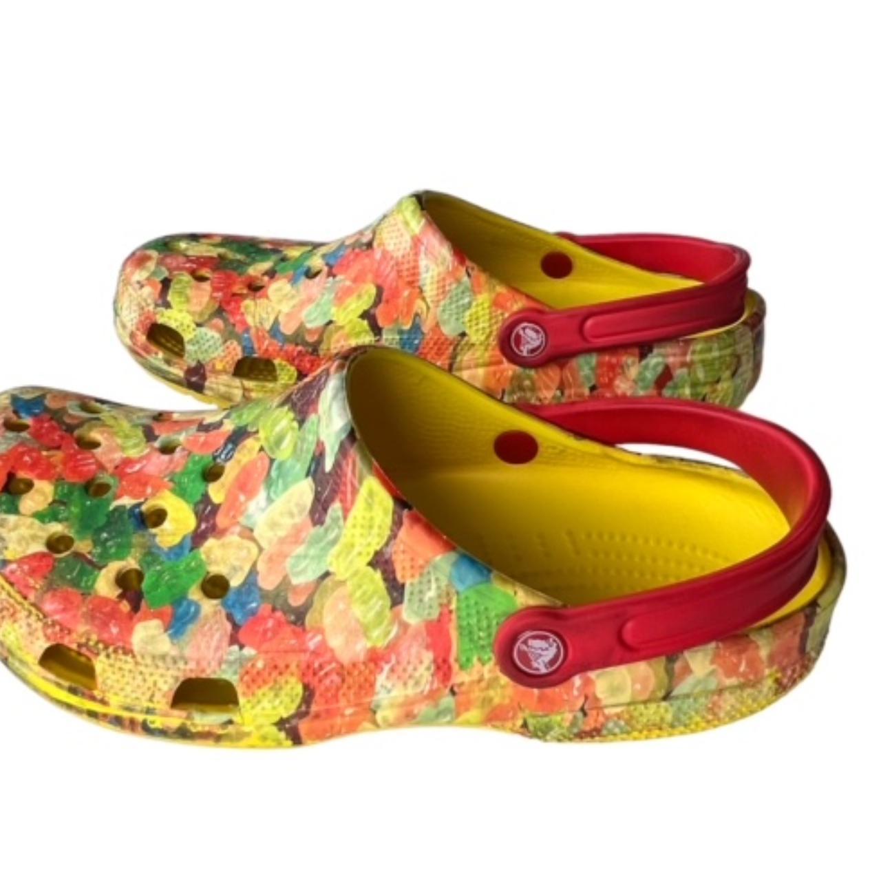 Crocs Unisex Artist's Paint Pallette Graphic Clog... - Depop