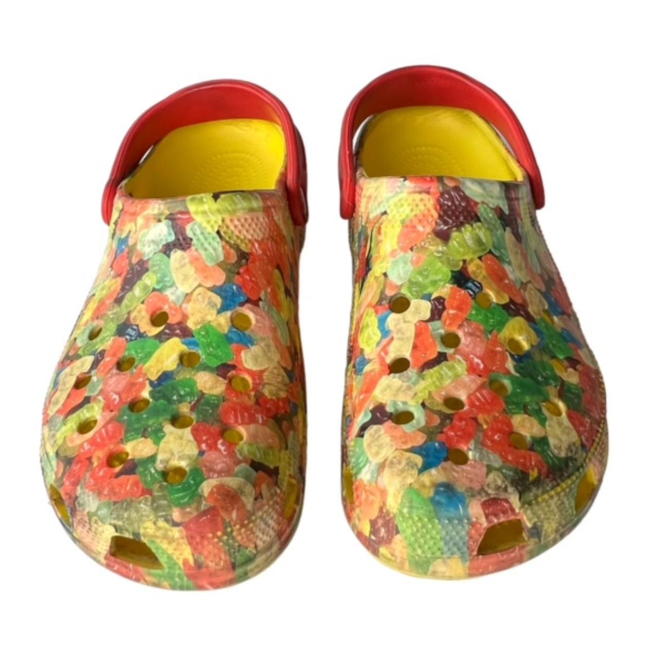 Crocs Unisex Artist's Paint Pallette Graphic Clog... - Depop