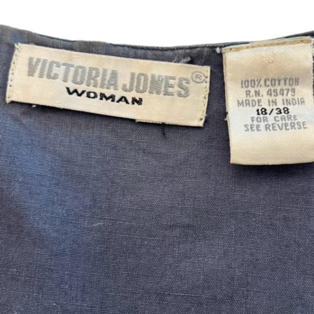 Victoria Jones Woman Cotton Patch Button Vest Size... - Depop