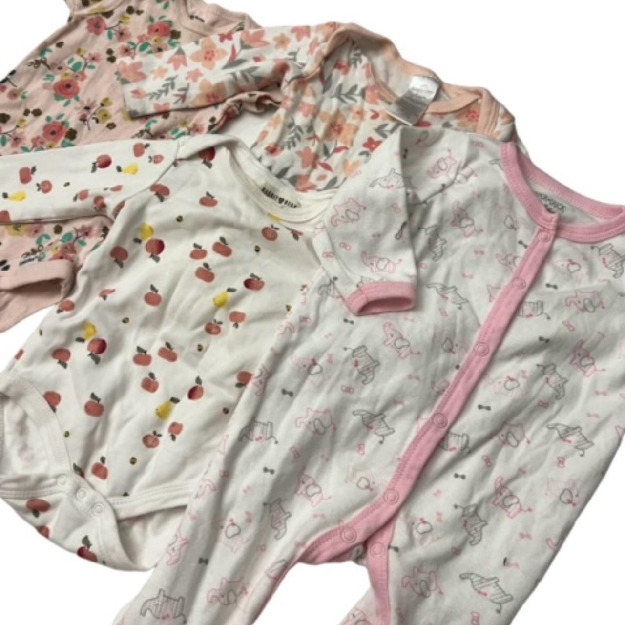 Baby Girls Romper Sleep and Play Bundle 3-6 mos... - Depop