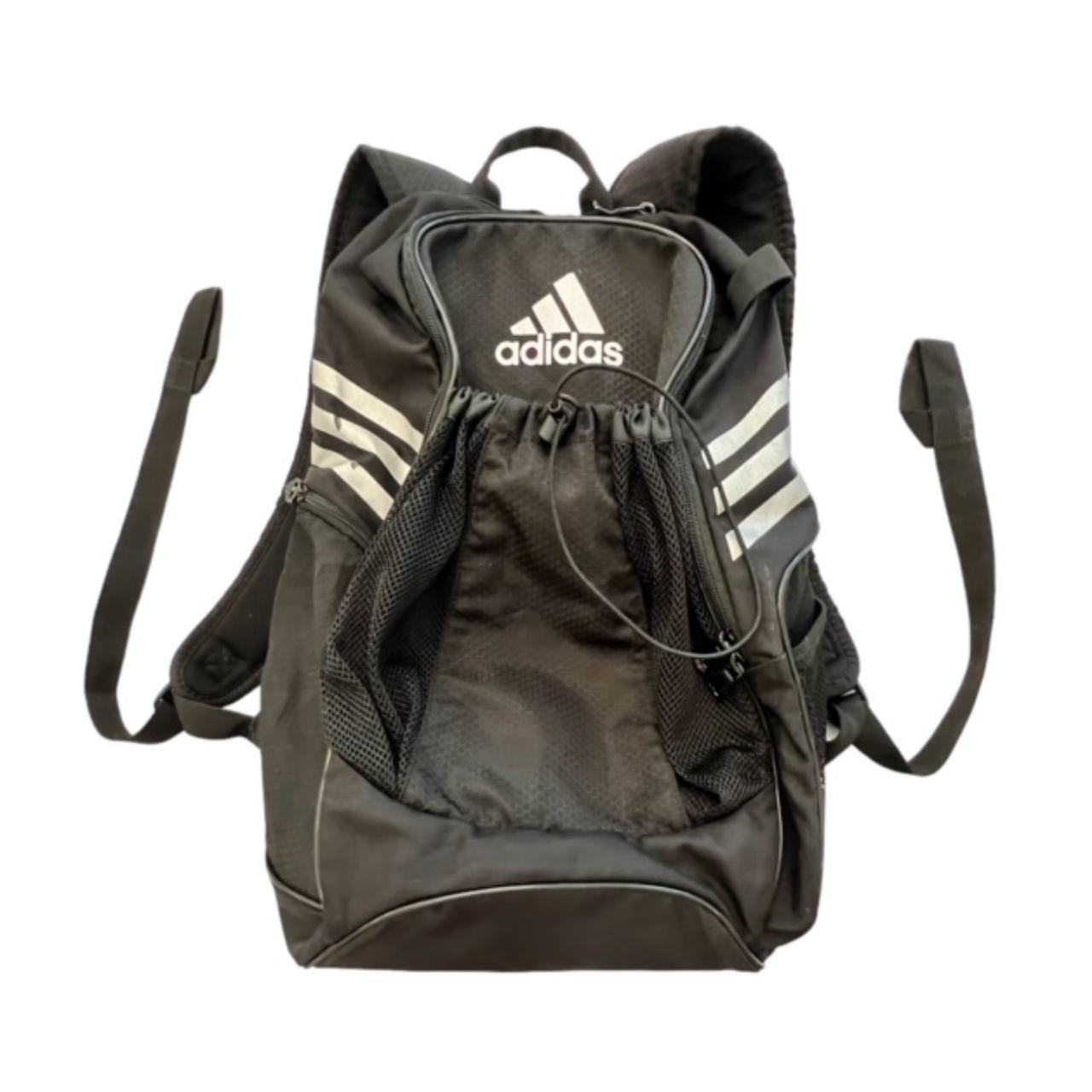 Adidas Backpack Black / Yellow School Gym Laptop... - Depop