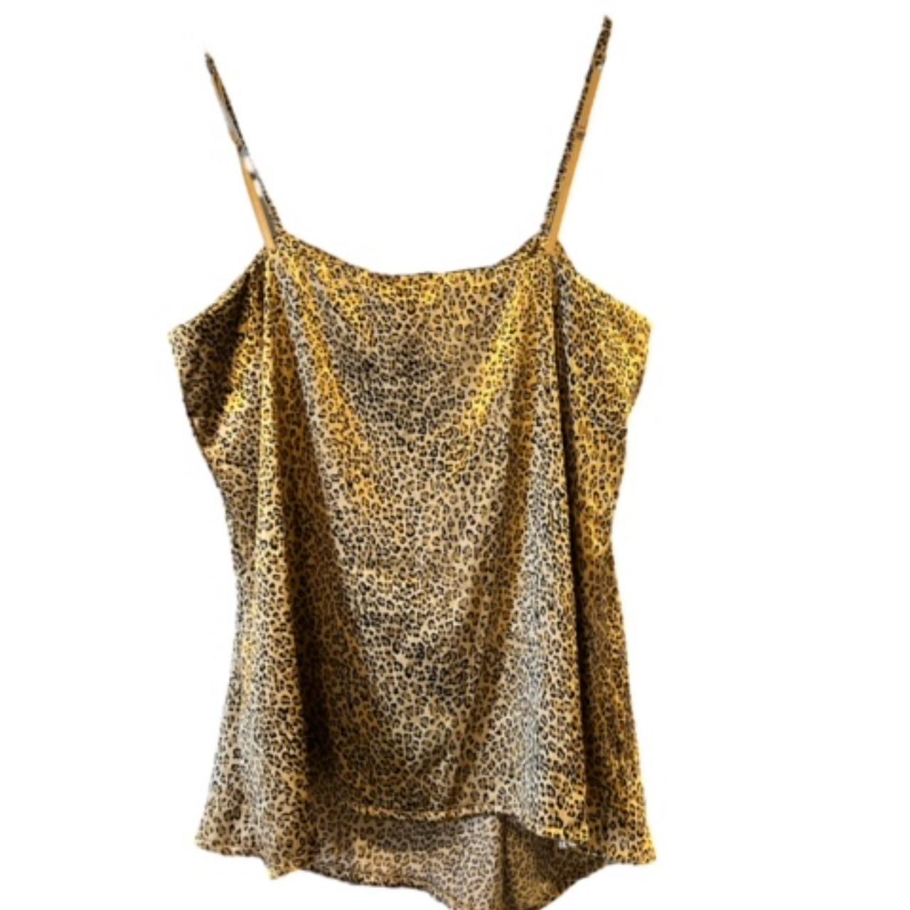 NY&C Leopard Print Spaghetti Strap Built in Bra... - Depop