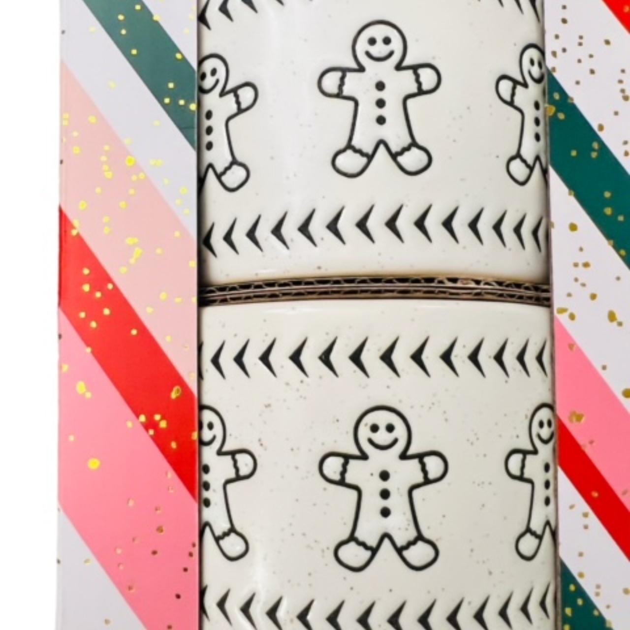 GINGERBREAD MAN Ceramic RAMEKINS Set of 4 White... - Depop