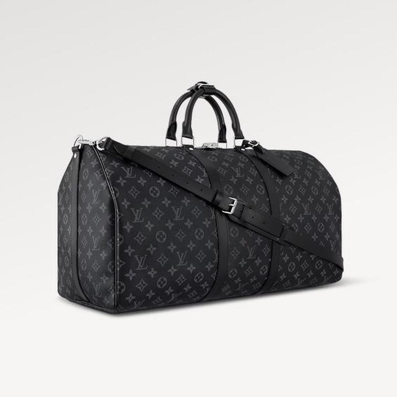 Lv duffel bag black monogram - Depop