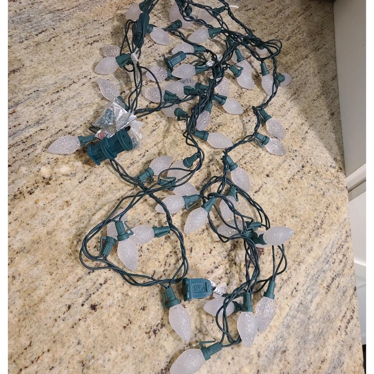 50 Pine Cone Christmas Tree Lights 25 each String... - Depop