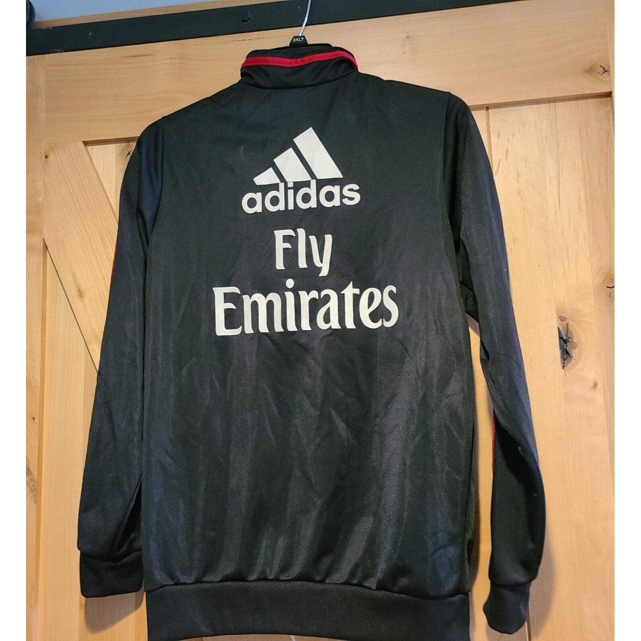Adidas Fly Emirates Men's L Tracksuit Jacket Black... - Depop