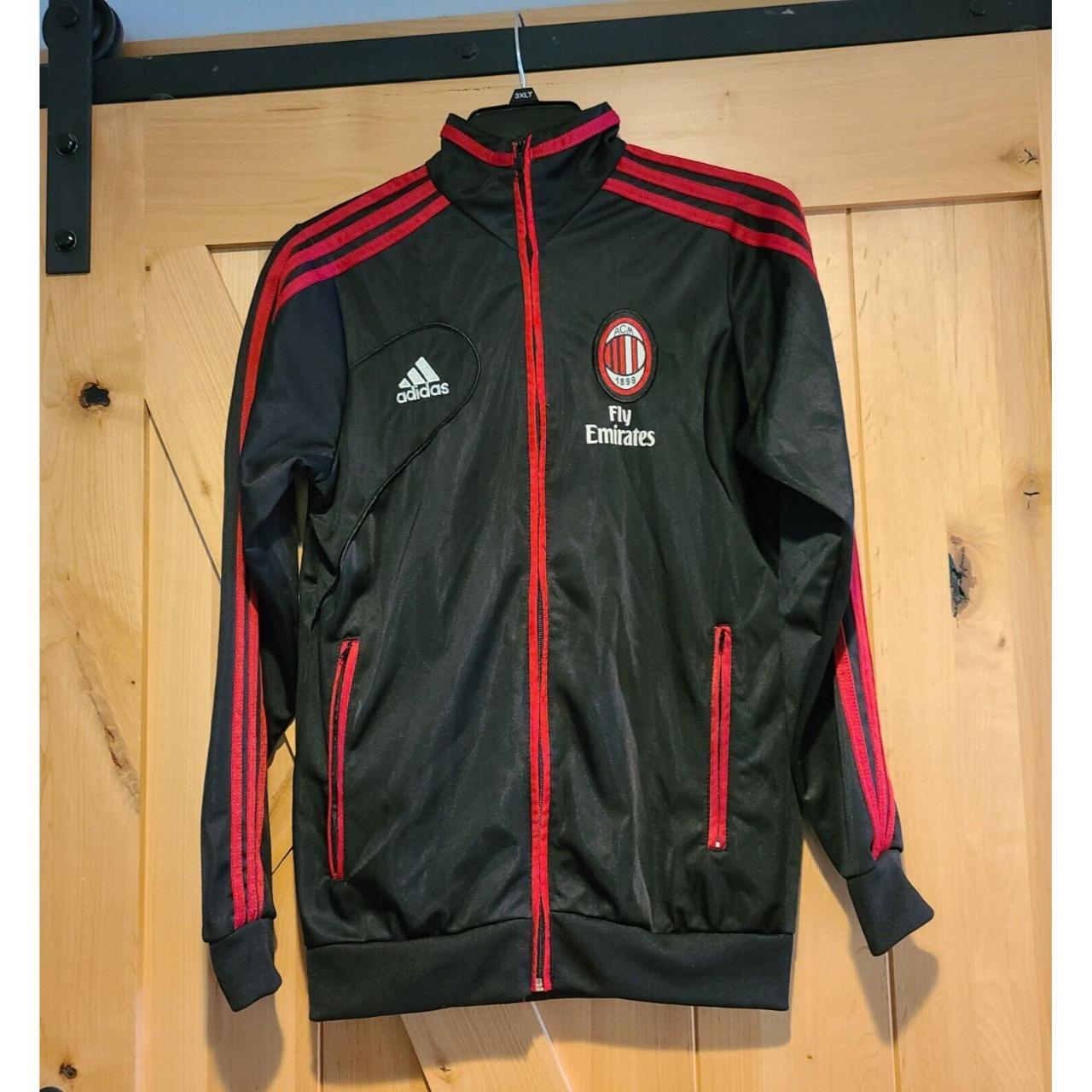 Adidas Fly Emirates Men's L Tracksuit Jacket Black... - Depop