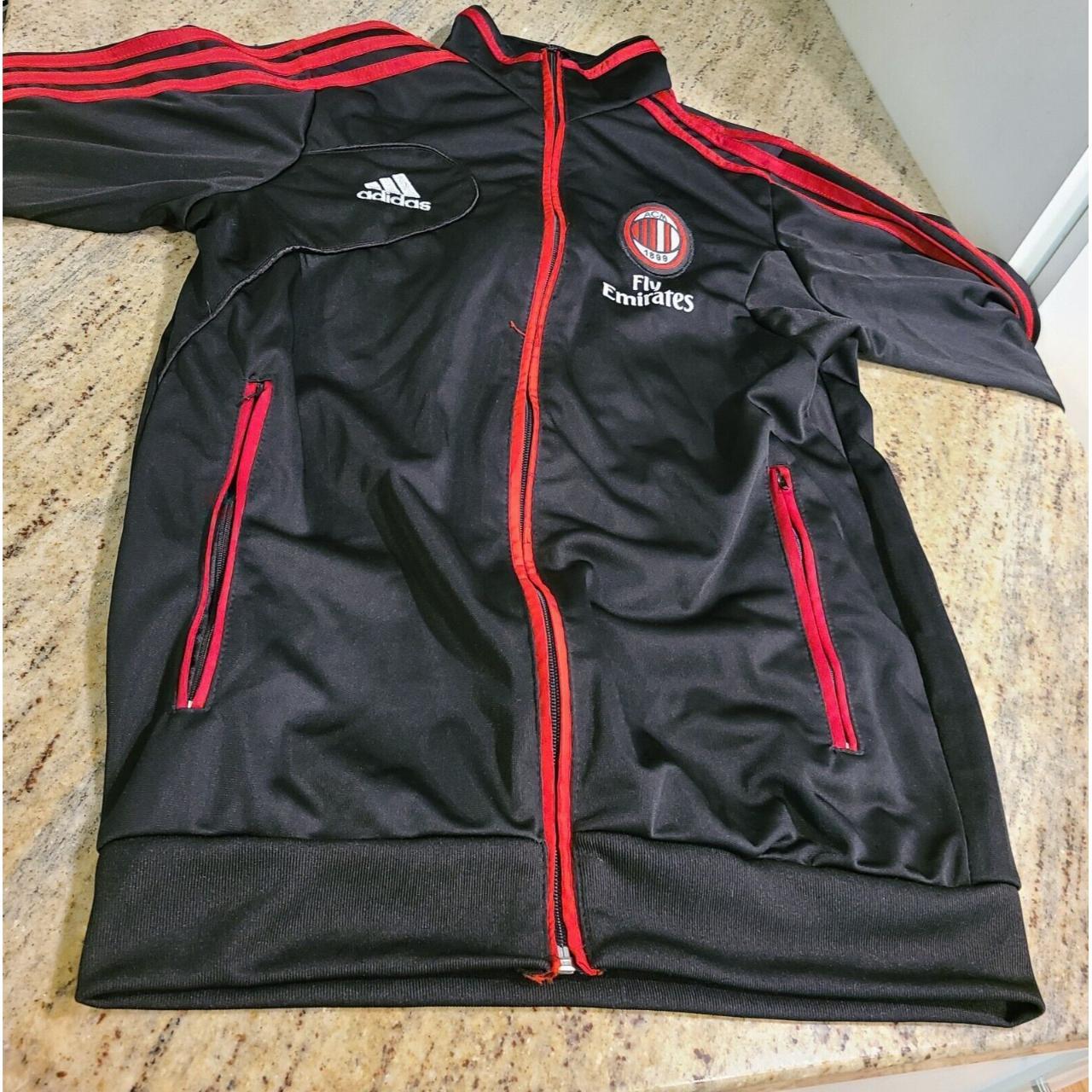 Adidas Fly Emirates Men's L Tracksuit Jacket Black... - Depop