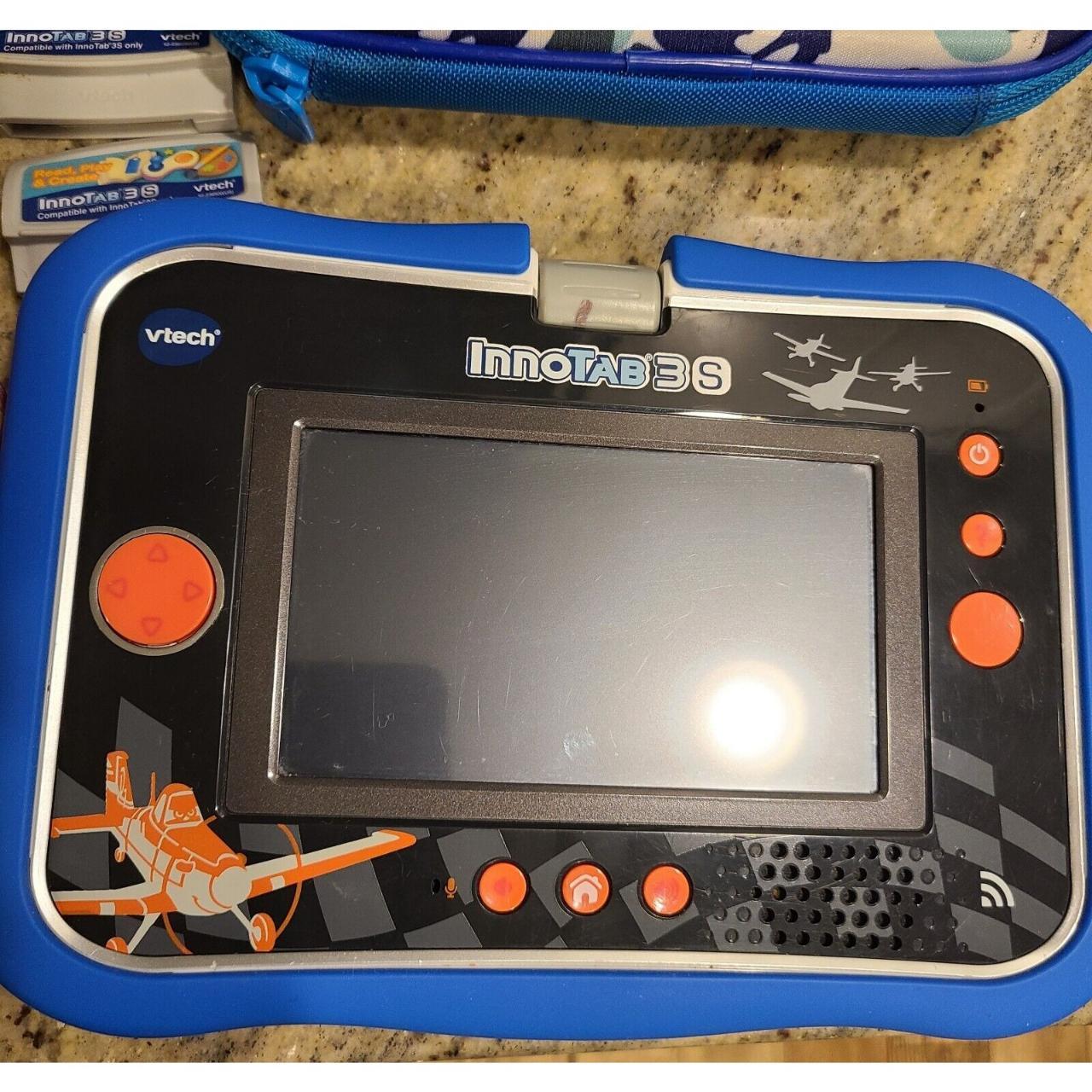 2 Vtech Innotab 3s Learning Tablets With Cases And 9 Depop