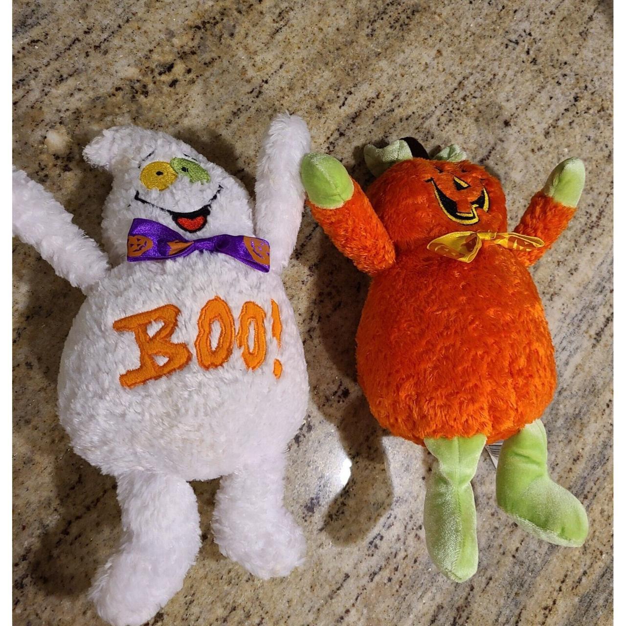 Dan Dee Halloween Smiling Ghost Plush Boo Spellout &... - Depop