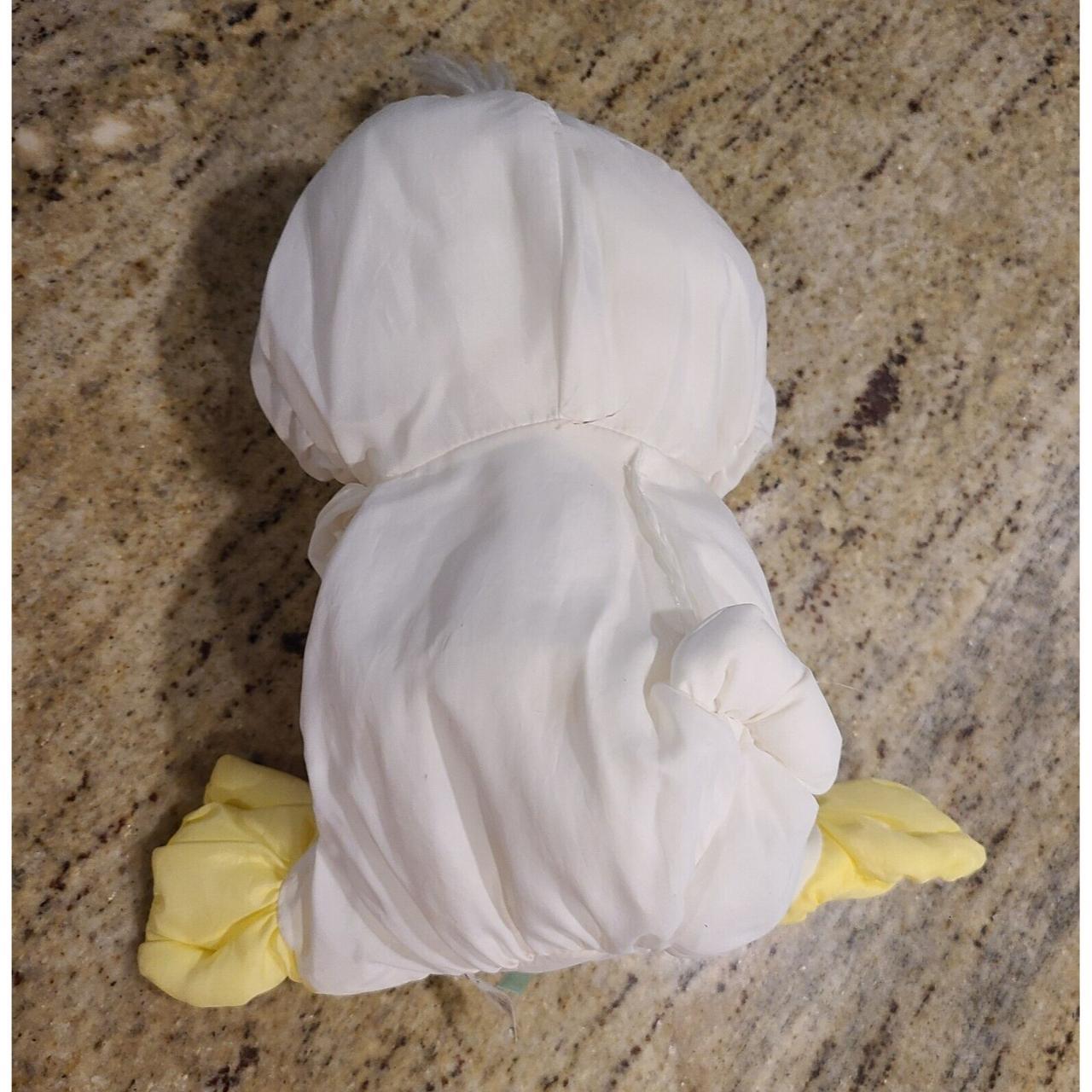 Vintage PUFFALUMP 1988 DUCK w/Flowers Plush 9"... - Depop