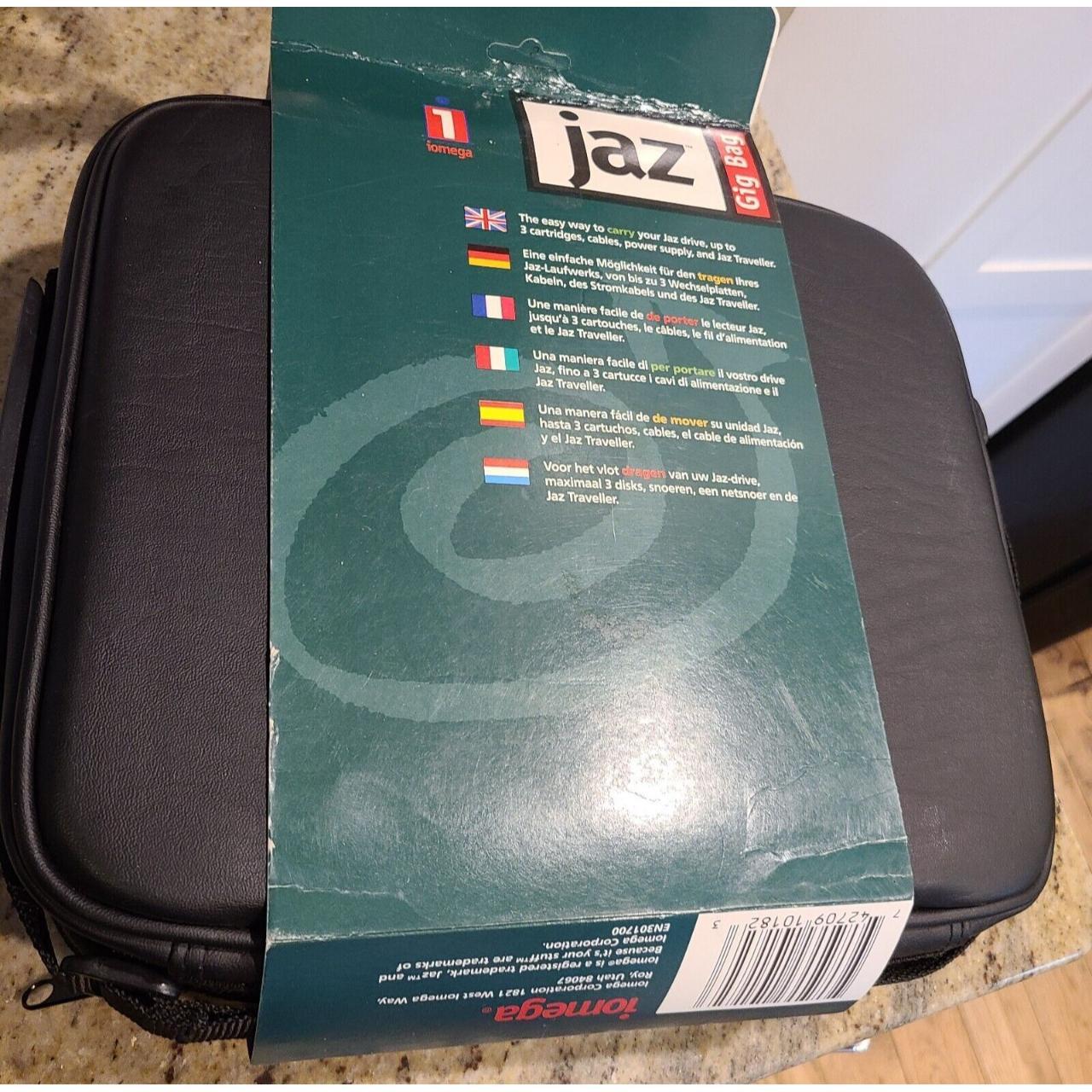 New? Iomega Jaz Faux Leather Carrying Case Shoulder... - Depop