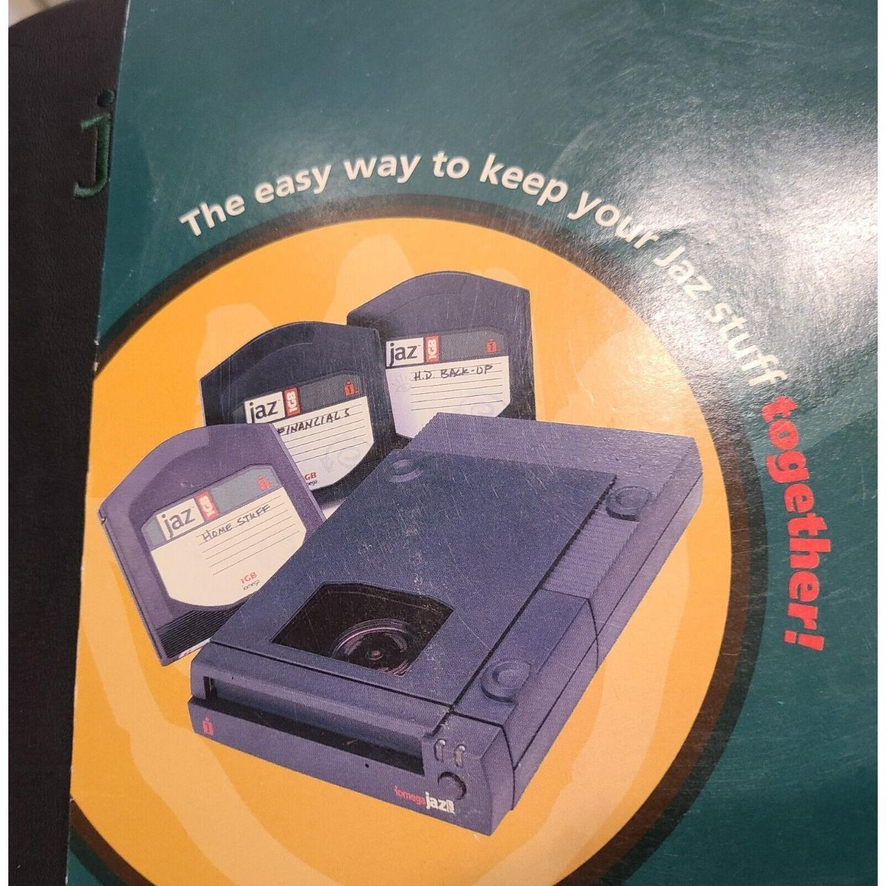 New? Iomega Jaz Faux Leather Carrying Case Shoulder... - Depop