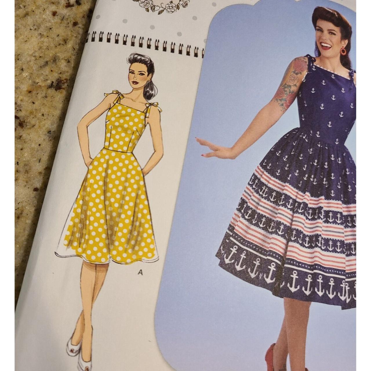 SIMPLICITY PATTERN 8873 DRESSES GERTIE Rockabilly... - Depop