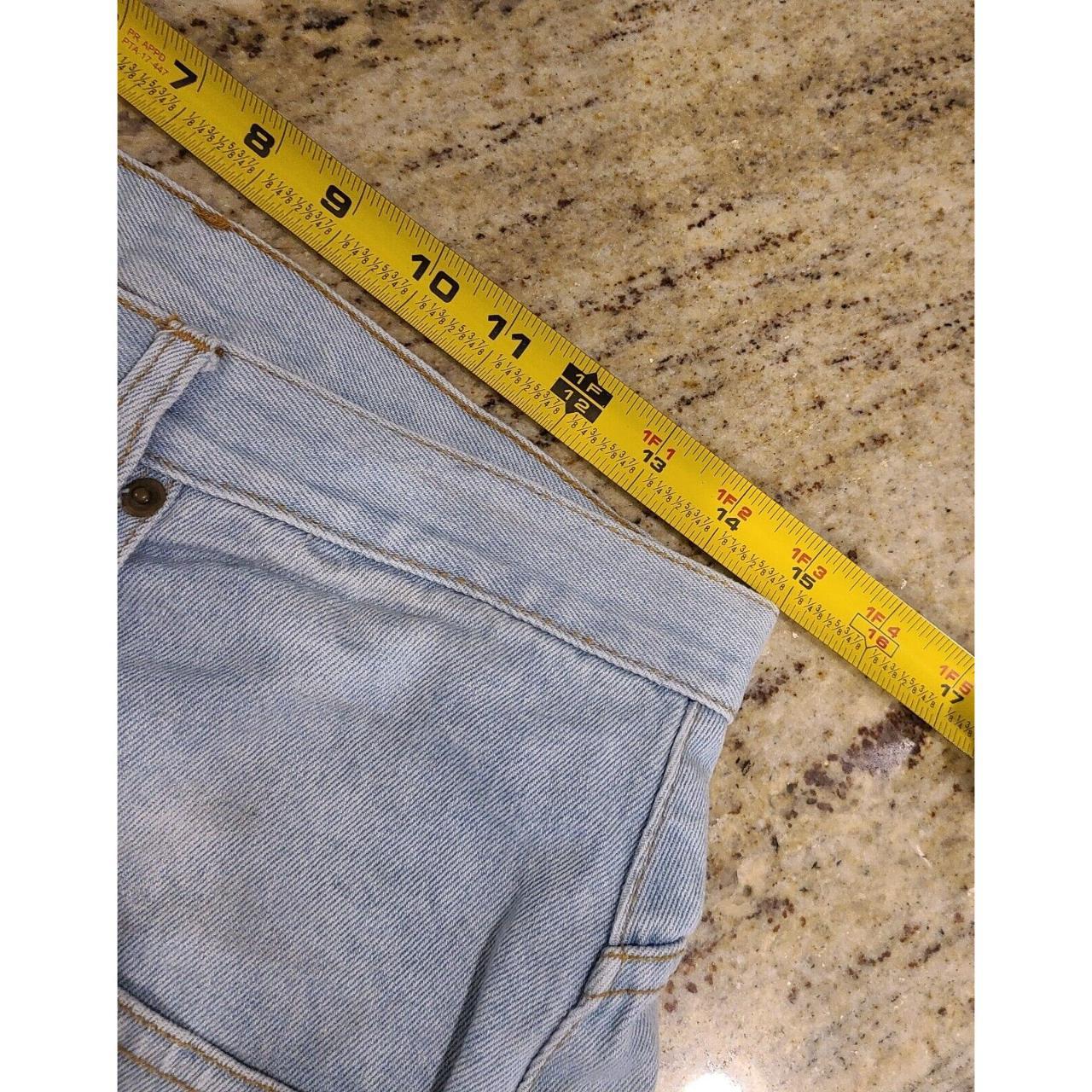 Vintage Men's Size 32 Light Wash Jean Shorts Good... - Depop