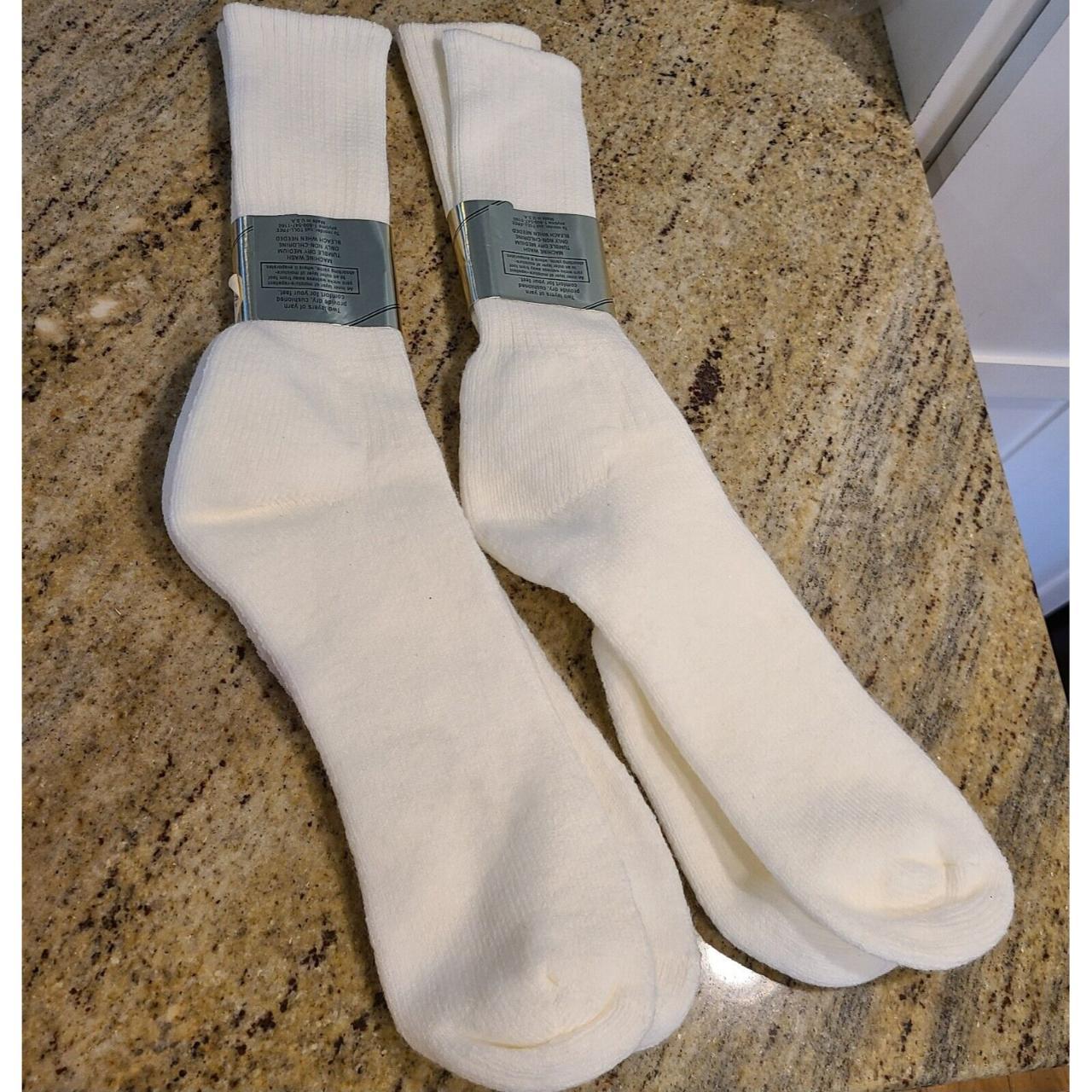 2 Pair NORM THOMPSON Wick Sport White Socks Crew... - Depop