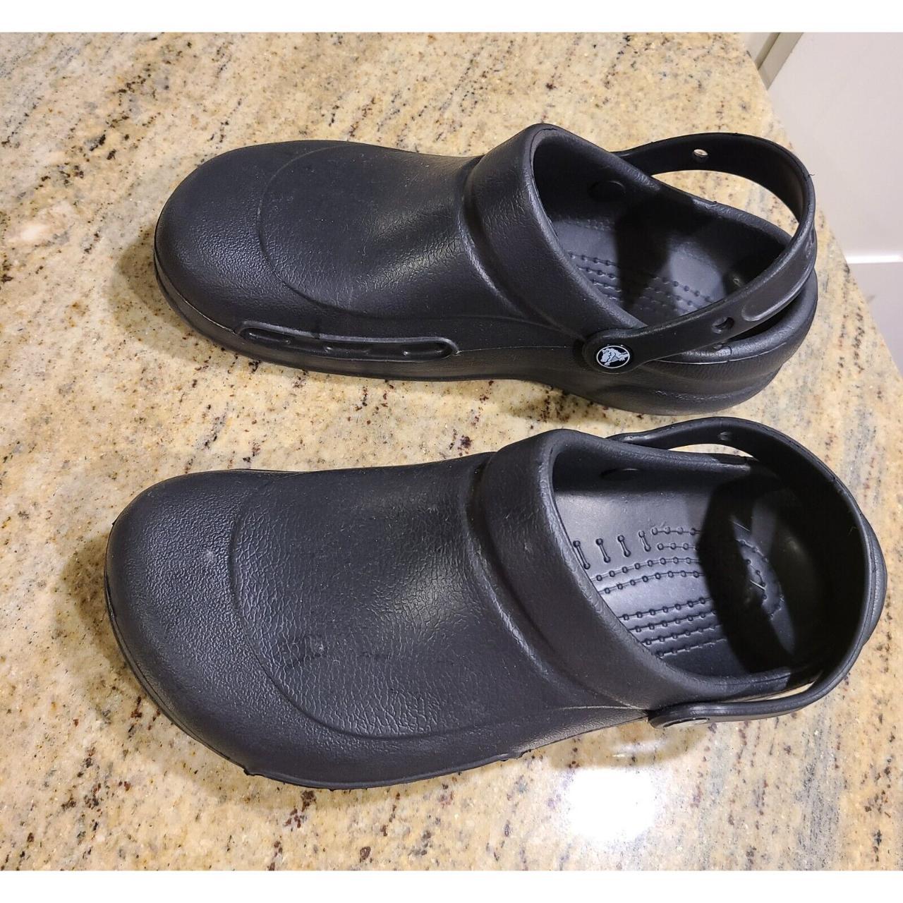Crocs Bistro Clog Unisex Slip On Black Roomy Fit... - Depop