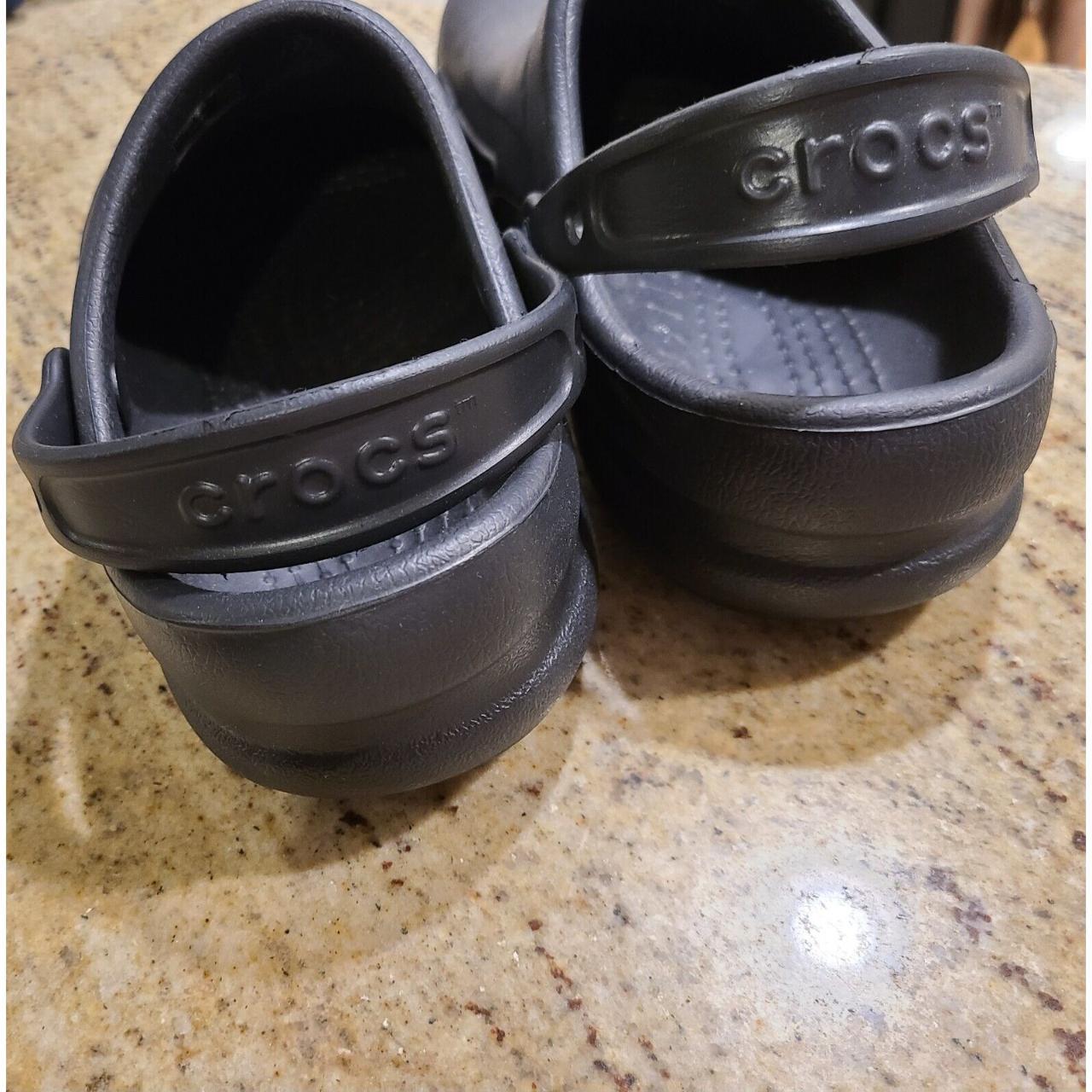 Crocs Bistro Clog Unisex Slip On Black Roomy Fit... - Depop