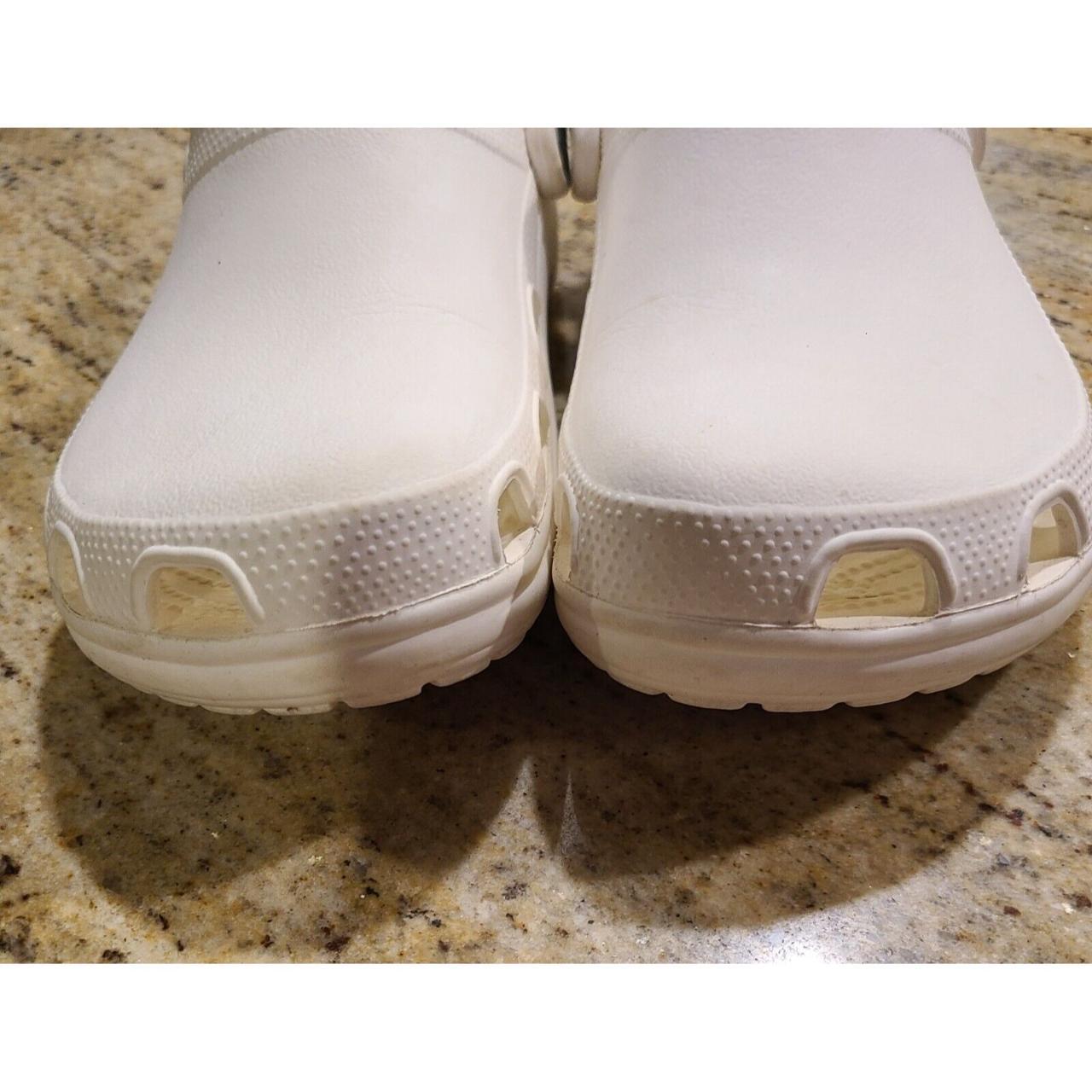 Crocs Classic White Clogs - Men's Size 8 / Women's... | Depop