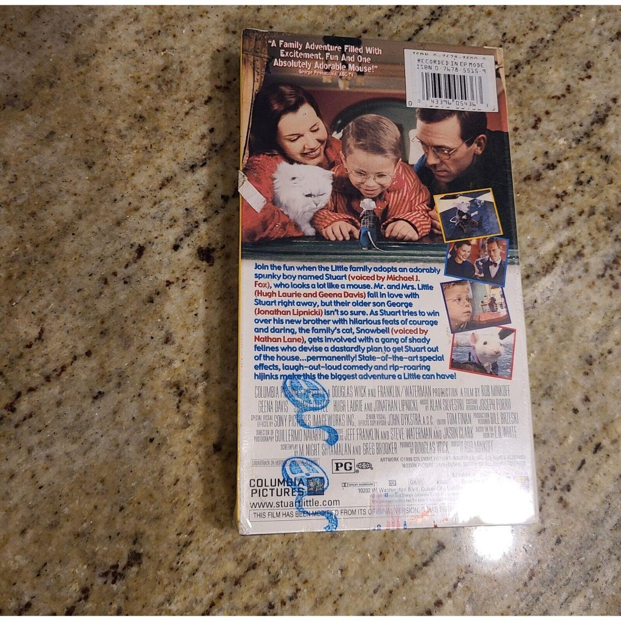 Stuart Little VHS 1999 NEW Sealed Hugh Laurie Geena... - Depop