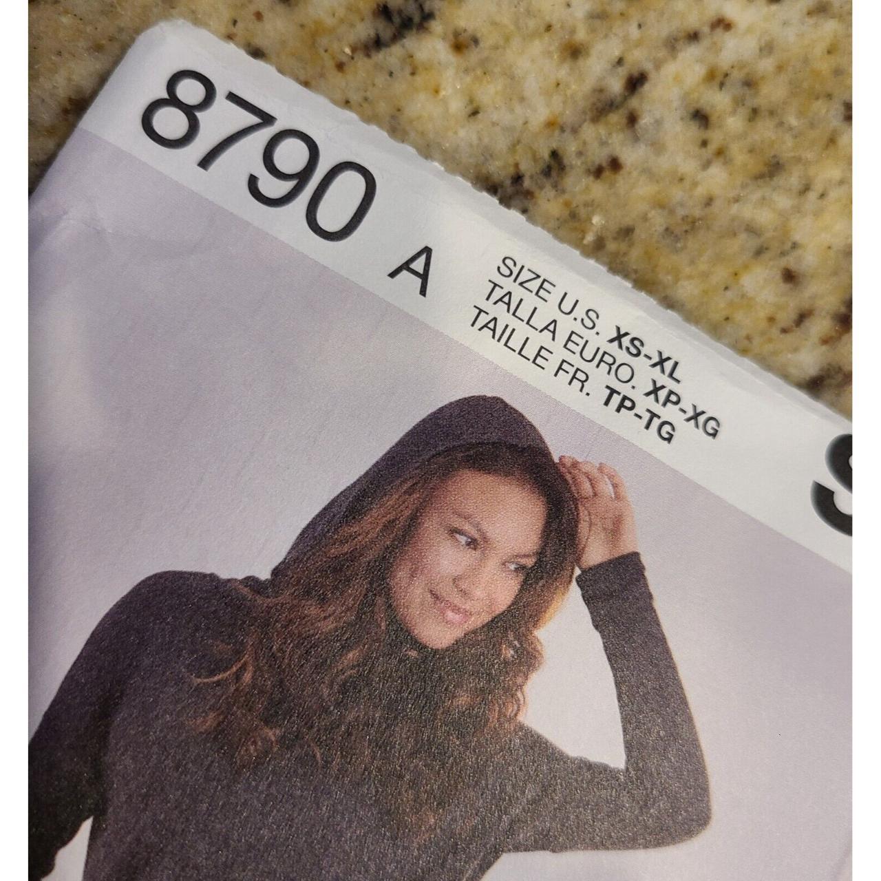 New! SIMPLICITY PATTERN 8790 Mini Dress Hooded Tunic... | Depop