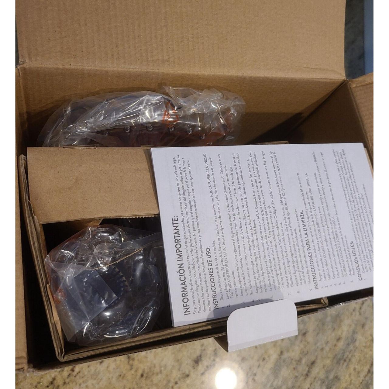 New! Wilton Fanci Flow Tabletop Water Fountain for... - Depop