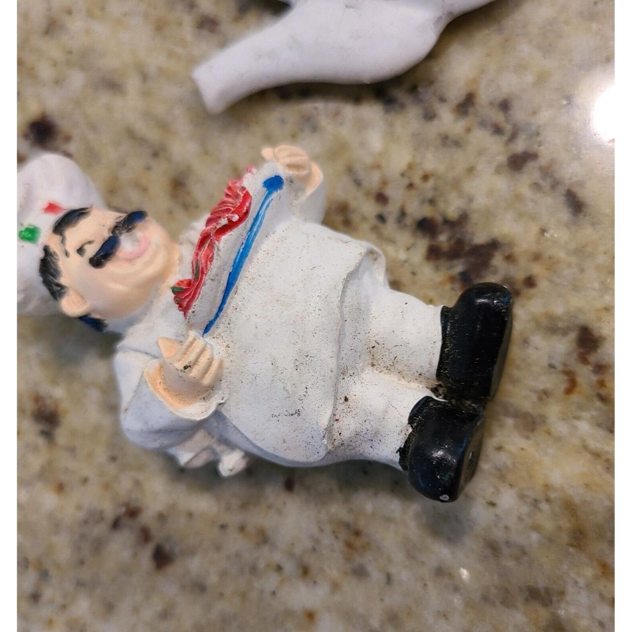 Vintage Fridge Magnets Italian Chef Spaghetti Hat &... - Depop