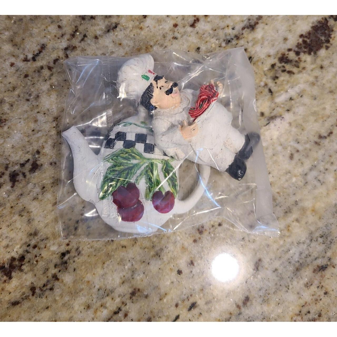 Vintage Fridge Magnets Italian Chef Spaghetti Hat &... - Depop