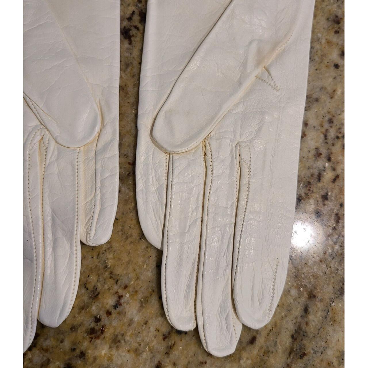 New! Vintage Size S 6.5 White Soft Leather 11"... - Depop