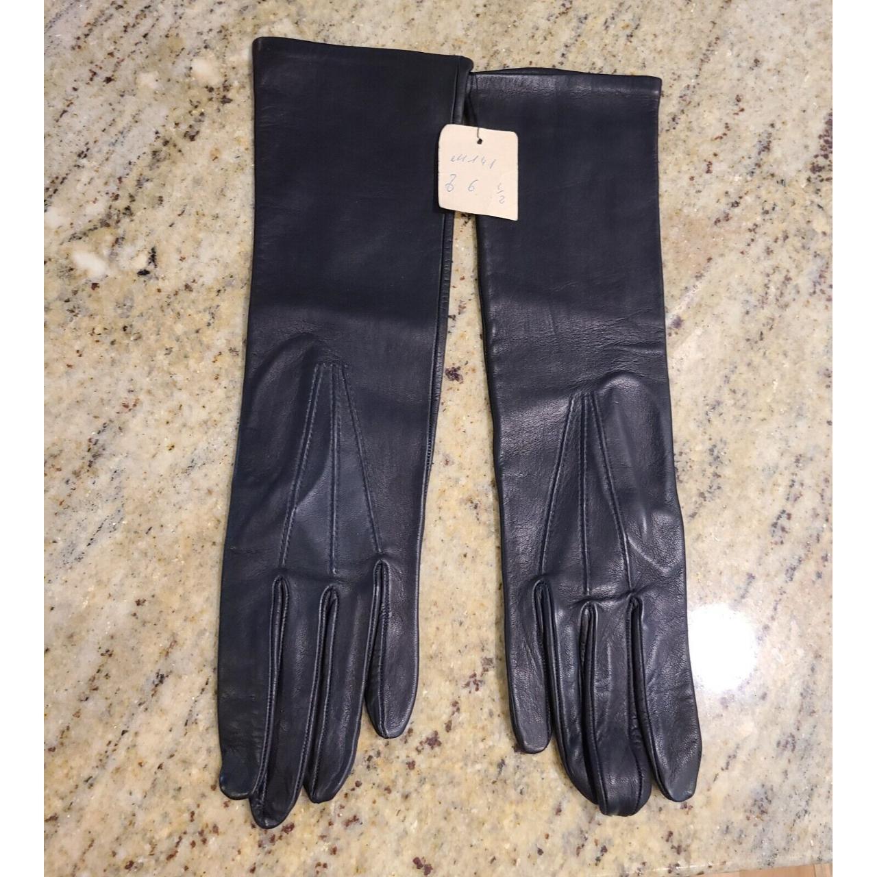 New! Size S 6.5 Black Soft Leather 12.5" Formal... - Depop