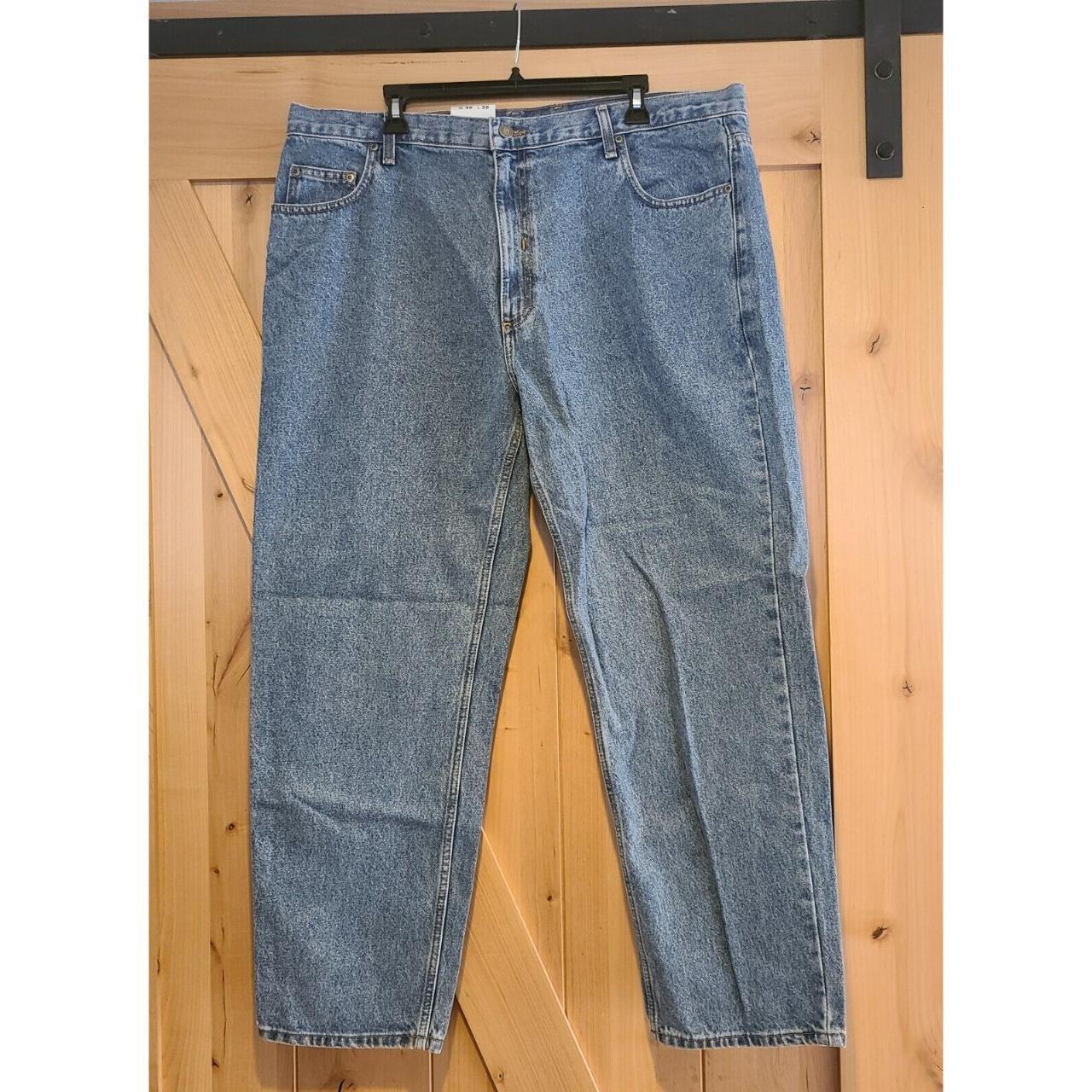 New! Men Size 44x30 Light Wash Relaxed Fit Jeans... - Depop