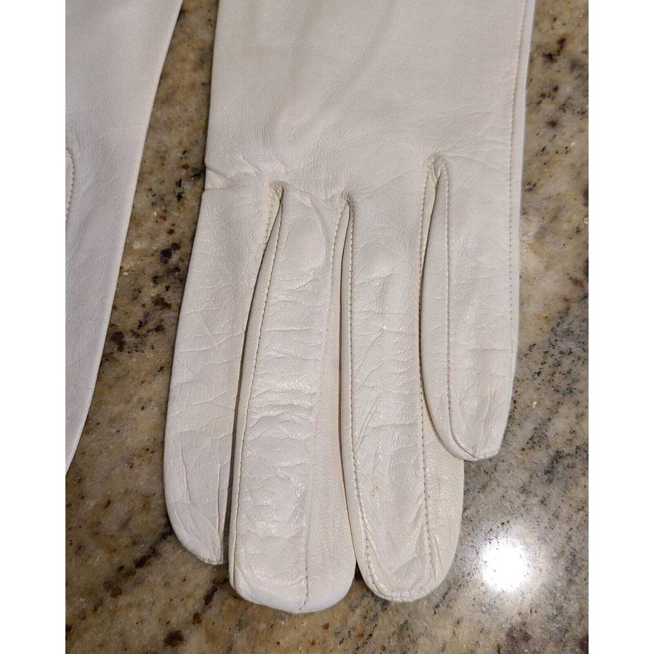 Vintage Size S 6.5 Ivory White Formal 8"... - Depop